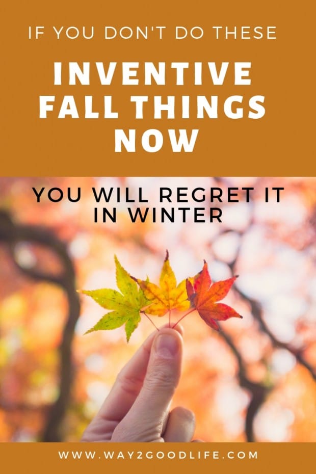 If you Don't do these Fall activities for kids now, you will regret it ...