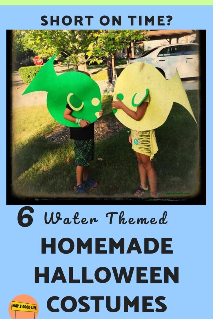 Underwater Homemade Halloween Costumes + Trunk or Treat Ideas